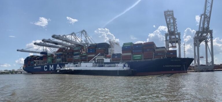 Shell Marine's Progress Concludes First LNG Bunkering at Savannah Port