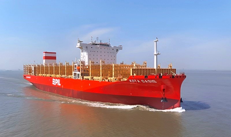 PIL Unveils Kota Oasis: First 8,200 TEU LNG Dual-Fuel Containership