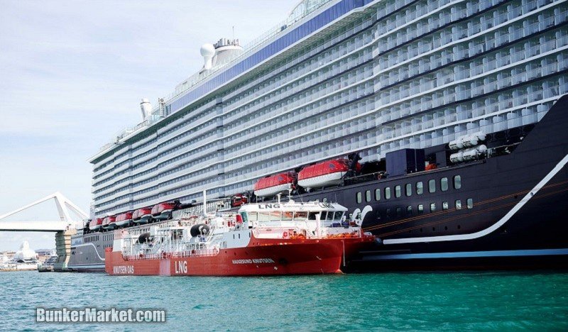 Shell Marine Flawless First LNG Bunkering for TUI Cruises at Barcelona Port