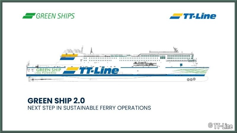 TT-Line Orders Green Ship 2.0: A New Era for Baltic Sustainability